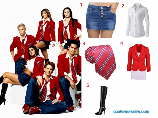 Rebelde Girls Costume, DIY Halloween Costume Guides