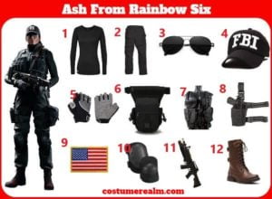 How To Dress Like Rainbow Six Ash Costume Guide, Diy Rainbow Six Ash ...