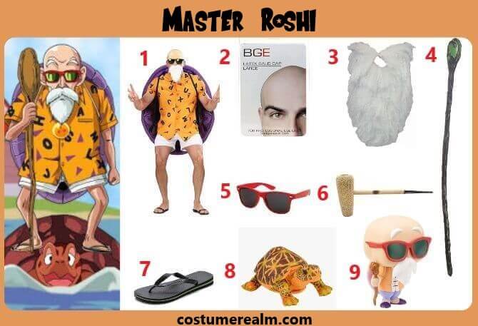How To Dress Like Master Roshi Costume Guide