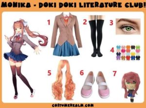 Monika Costume 📚| Halloween Costume Guide |Costume Realm