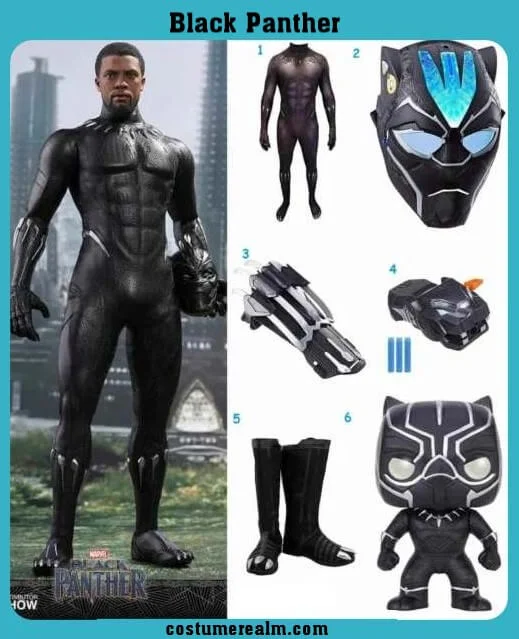 Dress Lile Black Panther Costume Guide, Diy, Marvel Hallowen Costume Guide