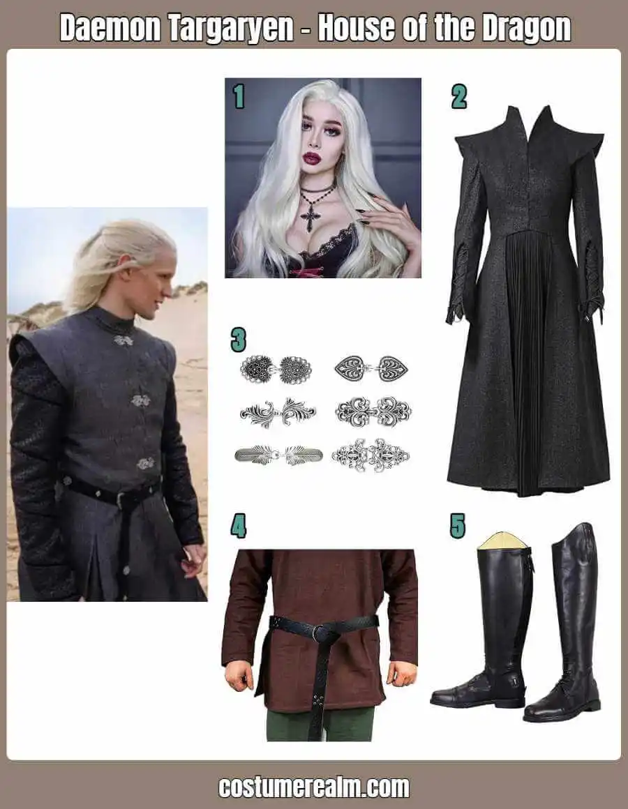 How To Dress Like Dress Like Daemon Targaryen Guide For Cosplay & Halloween