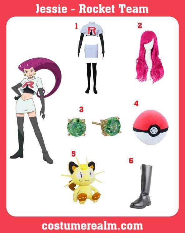 Team Rocket Jesse Cosplay